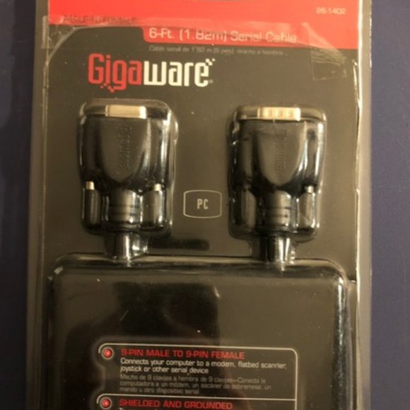 Radio Shack | Other | Brand New 6ft Serial Cable | Poshmark